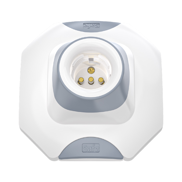 Octagonal Combo Lamp Holder